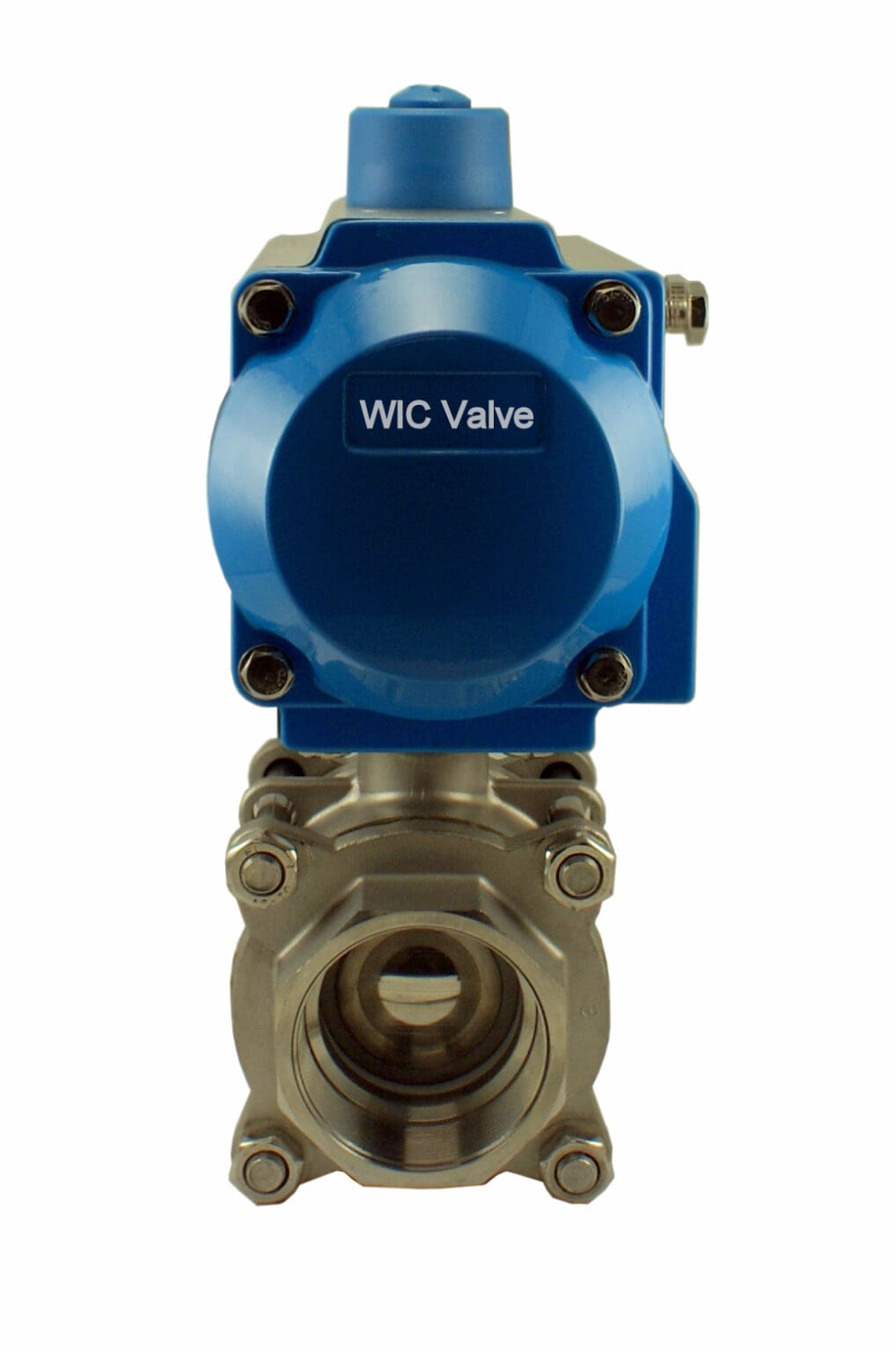 1.25" Inch Pneumatic Single Acting Air Operated Ball Valve - WIC Valve