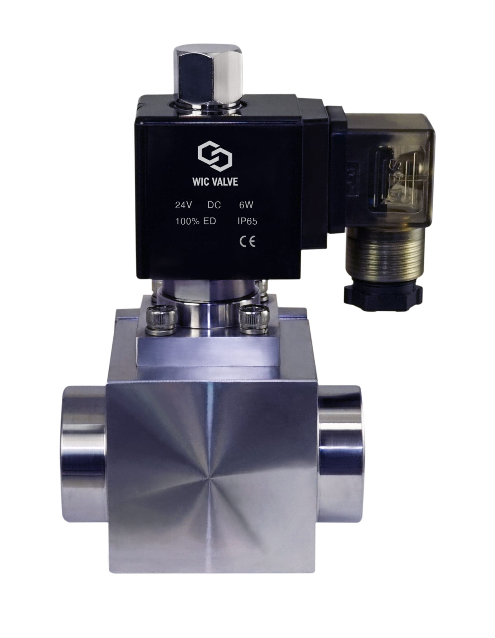 1" High Pressure Normally Open 725 PSI Electric Solenoid Valve - WIC Valve